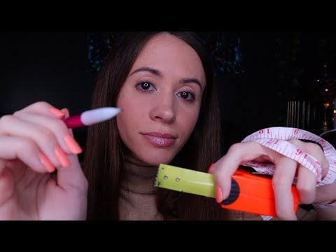 ASMR | Measuring and Drawing You ️ Soft Spoken Personal Attention & Pencil Sounds