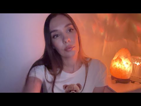 ASMR: Quick chat and Relaxing Hand Movements, Tongue Clicking & Whispering