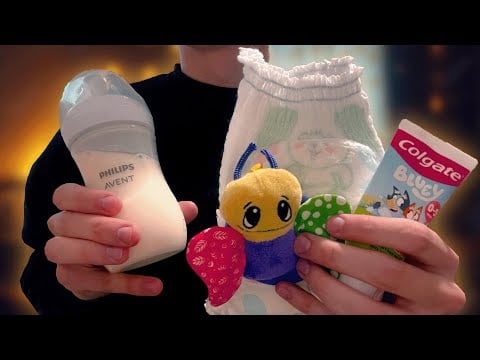 ASMR 10 Baby Triggers 👶 | Close-Up, Pacifier, Cream, Baby Bottle #asmr ...