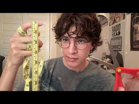 ASMR Measuring You and Cutting You 💤