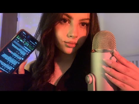 ASMR Q&A 🧡 (mouth sounds, whispering…)