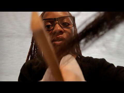 ASMR 💆🏽‍♀️ Winter Curly Hair Scalp Check & Treatment Roleplay (layered ...