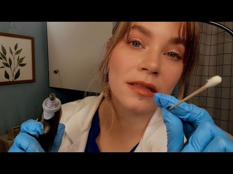 ASMR External Ear Exam & Cleaning, OTOSCOPE | Intense Sounds | Medical ...
