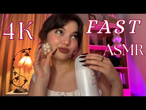 ASMR FAST & AGGRESSIVE Triggers 😵💫 Mouth Sounds, Tapping, Scratching!