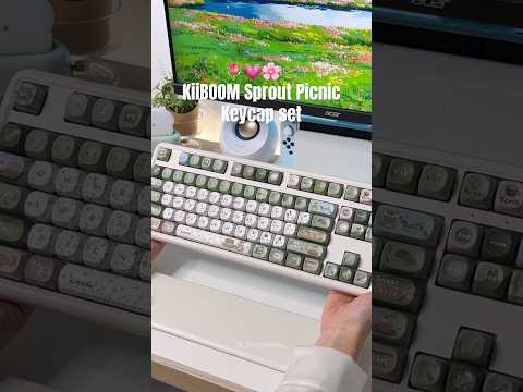 KiiBOOM Sprout Picnic Keycap set🍃 #keycaps #gifted #keyboard ## ...