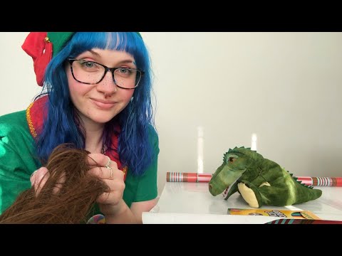 ASMR Elf Distracts You From Christmas 101 Class [Present Wrapping ...