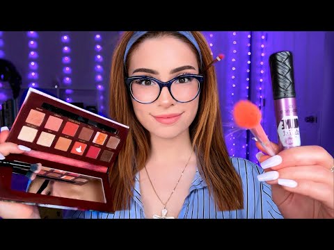 ASMR Doing Your Clean Girl Makeup 🌿 Fast & Aggressive ASMR Layered ...