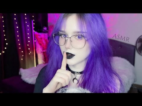 ASMR Goth Girl Is Obsessed w/ You Roleplay (ASMR For Sleep, Personal Attention, ASMR Mouth Sounds)