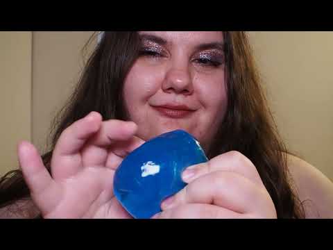 ASMR | Clicking BLUE SLIME - Sounds of Relaxation and Pleasure