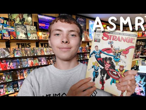 ASMR FR: Roleplay💥Vendeur de comics💥(on fait un échange)