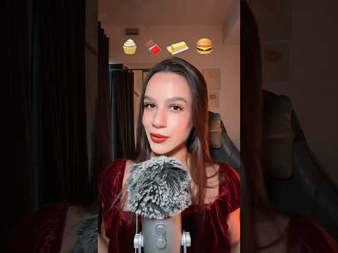 ASMR FOODIE EMOJI CHALLENGE 🧁 ️ #asmr #asmrsounds #asmrvideo #sleep #tingles