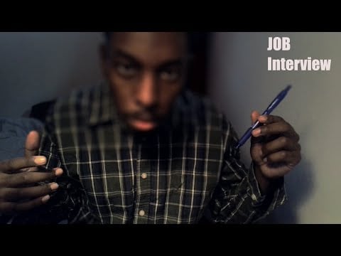 ASMR chill job interview /typing sounds ( you might get hired)