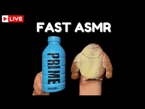 🔴LIVE ASMR - 30 Fast Triggers For Relaxation 🙂