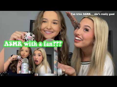 I did ASMR with a fan…… (it turned out so good!)🙈