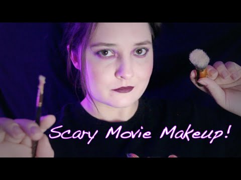 🖌️ Doing Your Scary Movie Makeup [ASMR] Role Play 🧟‍♀️
