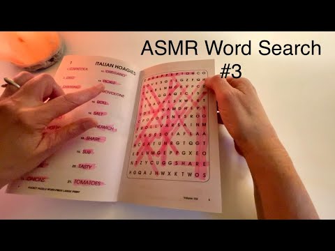 Bonus Ep: Word Search Day #3 ~ ASMR Whisper with Sounds at the End