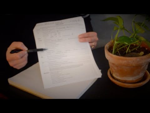 Asmr - Helping you Fill out Medical Forms - Softly Spoken