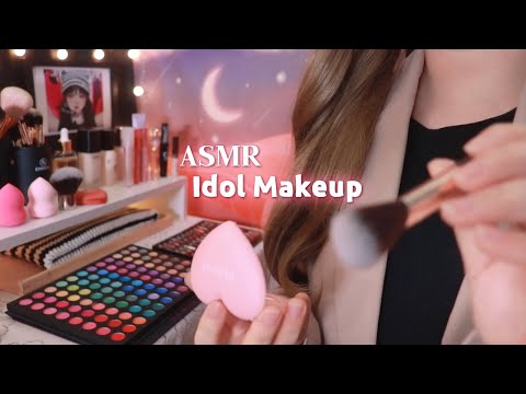 ASMR K-pop Idol Makeup Studio💓 (Roleplay, Layered Sounds)