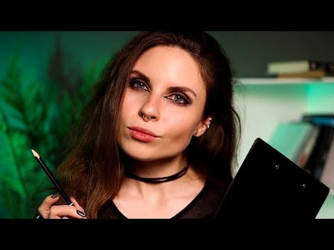 ASMR Goth Girl At The Back Of The Class Is Obsessed w/ You (Roleplay, Soft Spoken Personal Attention