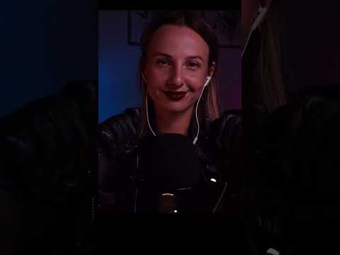 ASMR | Leather Sounds & Close Whispering 🖤