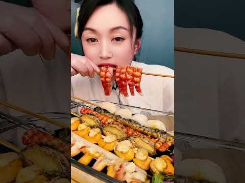 🦐🌊 ASMR Seafood Mukbang 💫🎶😮 해산물 Feast Sounds #ASMRSeafood #먹방