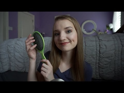 ASMR Hair Brushing & Play | Relaxing Hair Sounds for Tingles (No Talking)