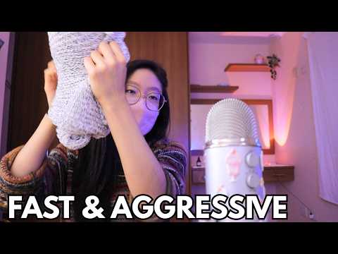 ASMR FAST & AGGRESSIVE FABRIC SCRATCHING (NO TALKING)