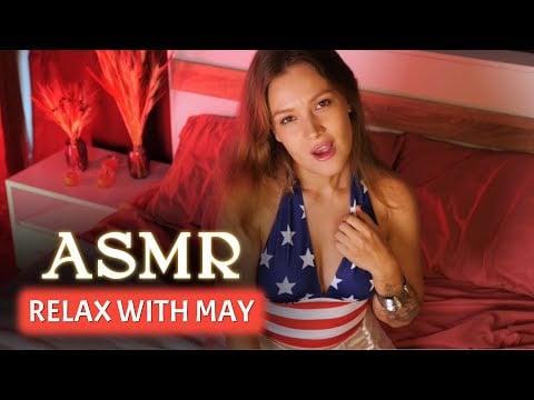 ASMR with May Bee | Slime sounds, whispers, and tapping | Deep relaxation with satisfying triggers