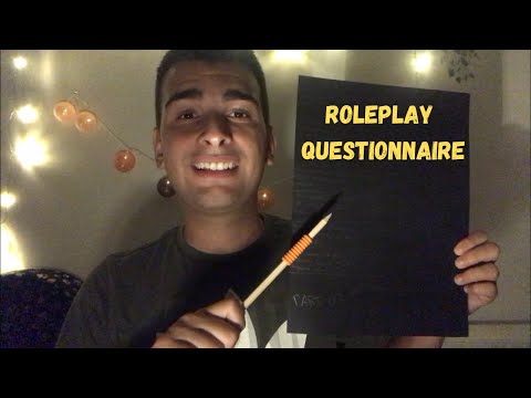 ASMR Roleplay Questionnaire ️ - The ASMR Index
