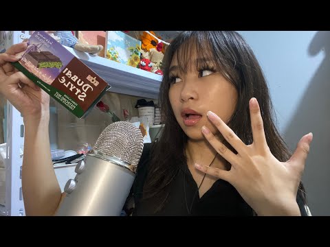 ASMR Eating a DUBAI CHOCOLATE bar *crunchy sounds*