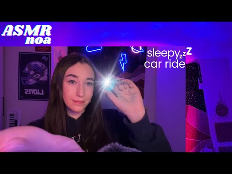 safe and soothing ASMR car ride to ease you into sleep 💤🚗