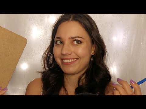 ASMR you're being interviewed, but the girl is a weirdo ️🤪