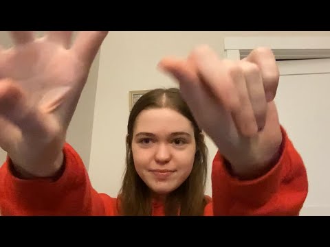 asmr hand sounds & hand movements (saying my subscribers’ names?)