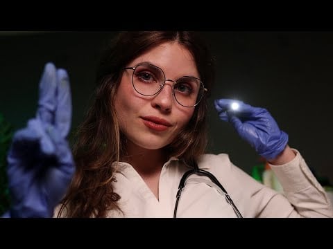 ASMR Full Body Medical Exam | Night Doctor Roleplay, Close Up Personal Attention
