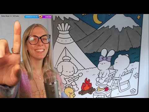 ASMR Coloring & Cozy Gaming Pre-Friday Vibe Check | Coco Wyo & Blue Prince