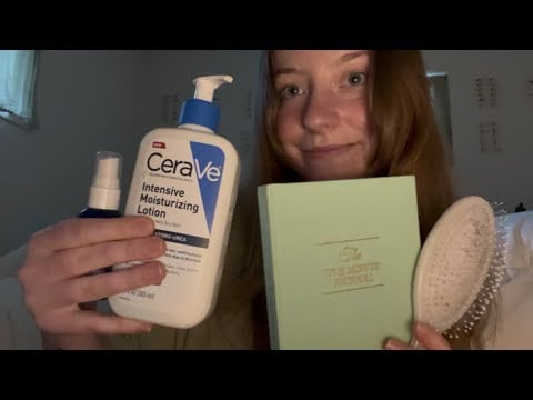 asmr getting you ready for bed (personal attention, skincare, etc) 🧚🏼