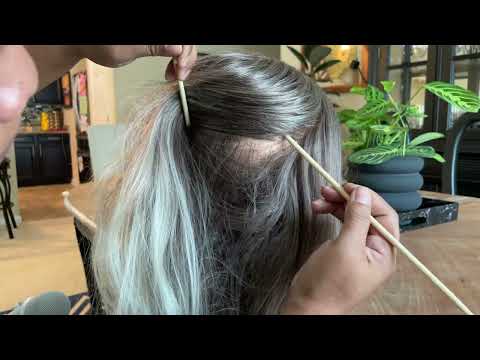 ASMR Lice Check & Scalp Exam with Long Nails (Whispered)