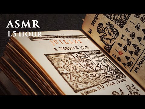 ASMR Antique Calendar from 1779 Show and Tell | July