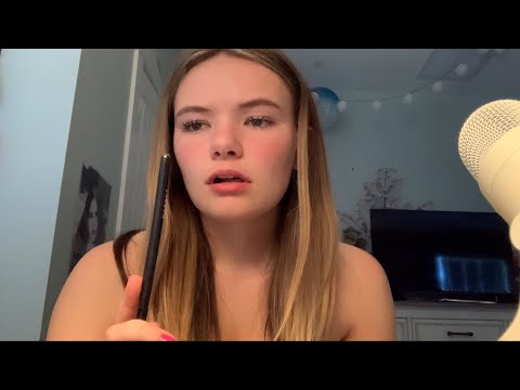 ASMR - girl in the back of class gets something out of your eye