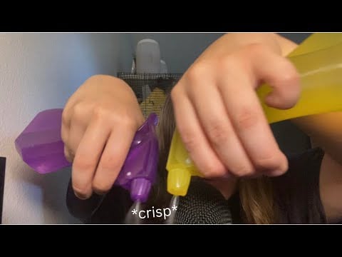 ASMR 3 Minutes of Fast Spray Bottle Sounds (Water Spraying)