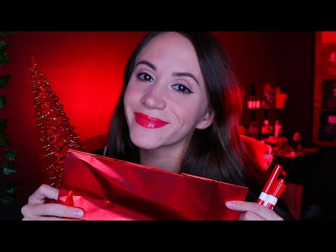 ASMR / Red Triggers For Sleep & Relaxation (whispering) ️