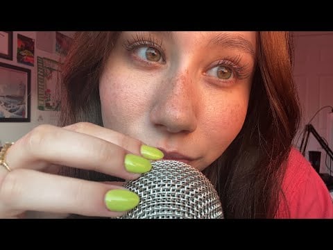 Bare Mic Scratching With Long Nails ASMR | Mic Tapping, Rambling, Mouth Sounds, Whispering