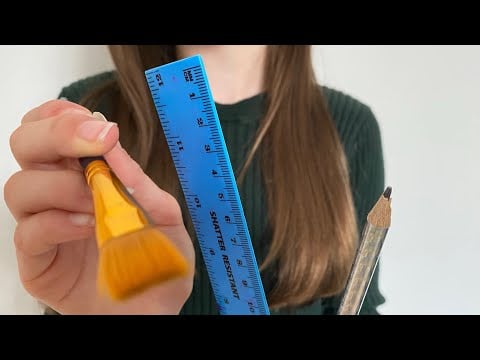 ASMR drawing + painting on your face! Actual camera touching | lo-fi | no talking