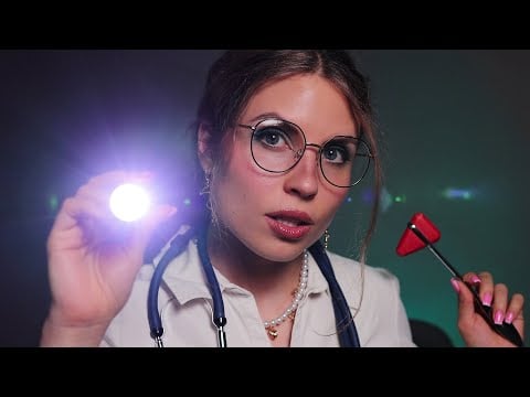 ASMR Full Body Medical Exam [Head to Toe Assessment] Eyes, Scalp, Abdominal | Soft Spoken Roleplay