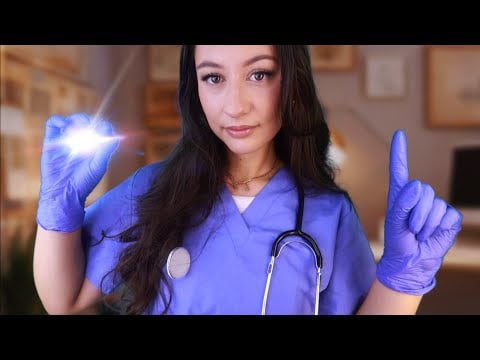 ASMR Full Body Medical Exam [Head to Toe Assessment] Eyes, Scalp, Abdominal | Soft Spoken Roleplay