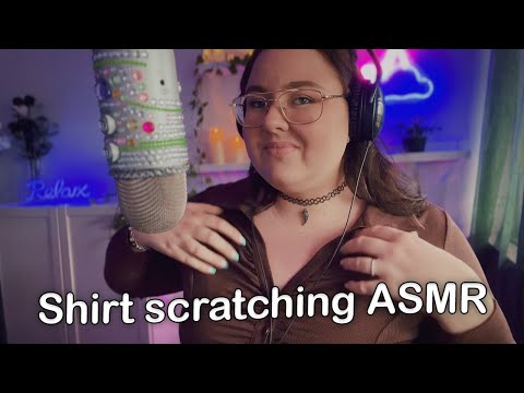 ASMR *Shirt Fabric scratching + Skin scratching | NaytinglesAsmr