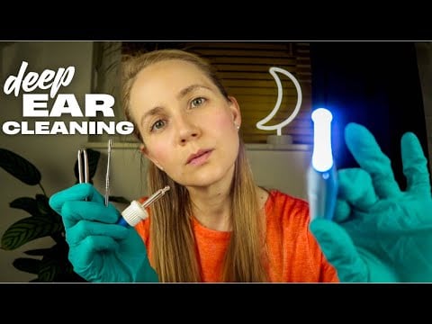 Deep Ear to Ear Cleaning ASMR | Doctor Roleplay for Relaxation | Personal Attention & Gentle Sounds