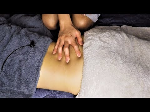 Lower Back Massage So Relaxing She Was SNORING! [no Talking][ASMR]
