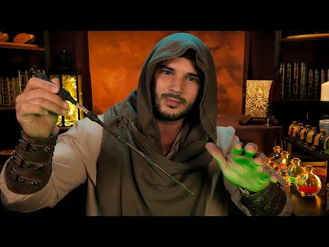 ASMR Sorcerer Role Play | Breaking the Curse (Potion Massage, Energy ...