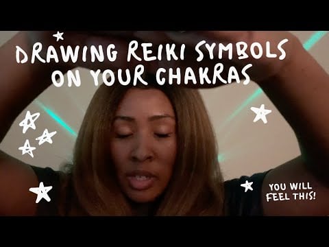 Drawing Reiki Symbols On ALL YOUR CHAKRAS For Protection :)
